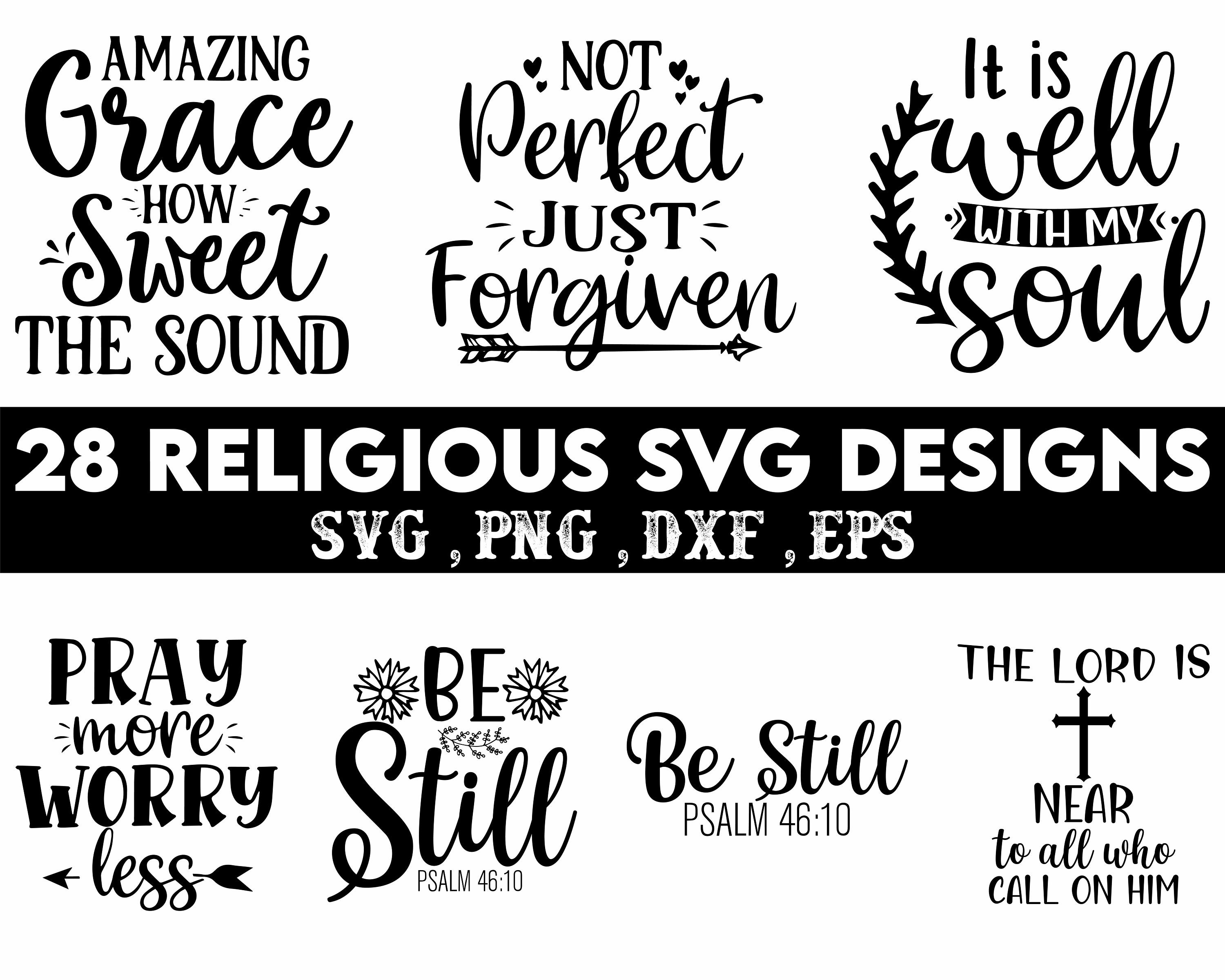 Religious SVG Bundle, Religious SVG, Christian SVG, Jesus Svg, Bible ...