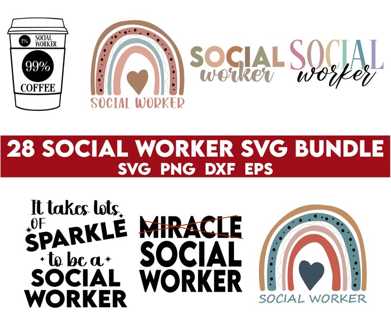 Social Worker Svg Bundle Social Worker Life Svg Social - Etsy