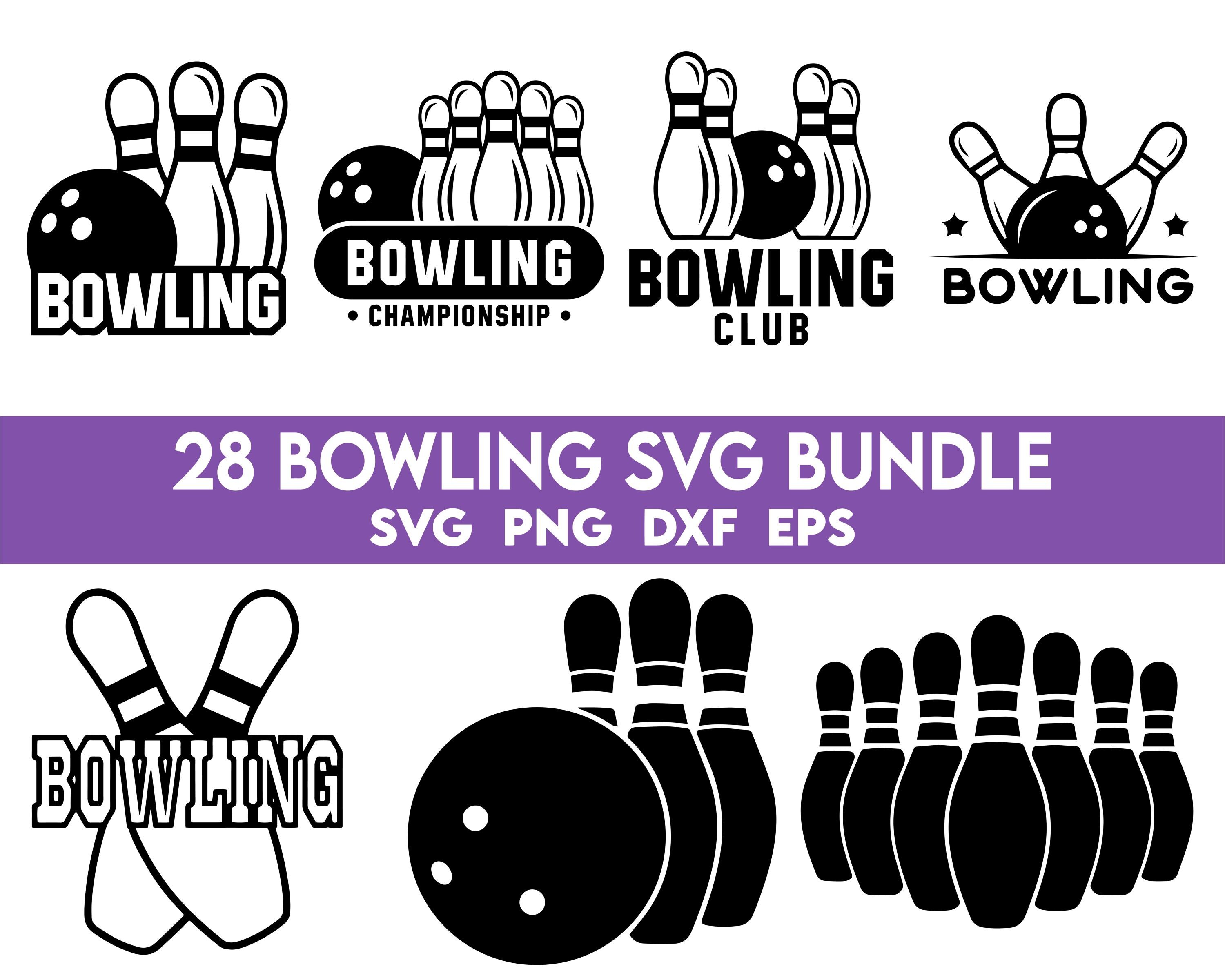 Bowling SVG Bundle, Bowling Svg, Bowling Split Monogram Svg, Sports Svg ...
