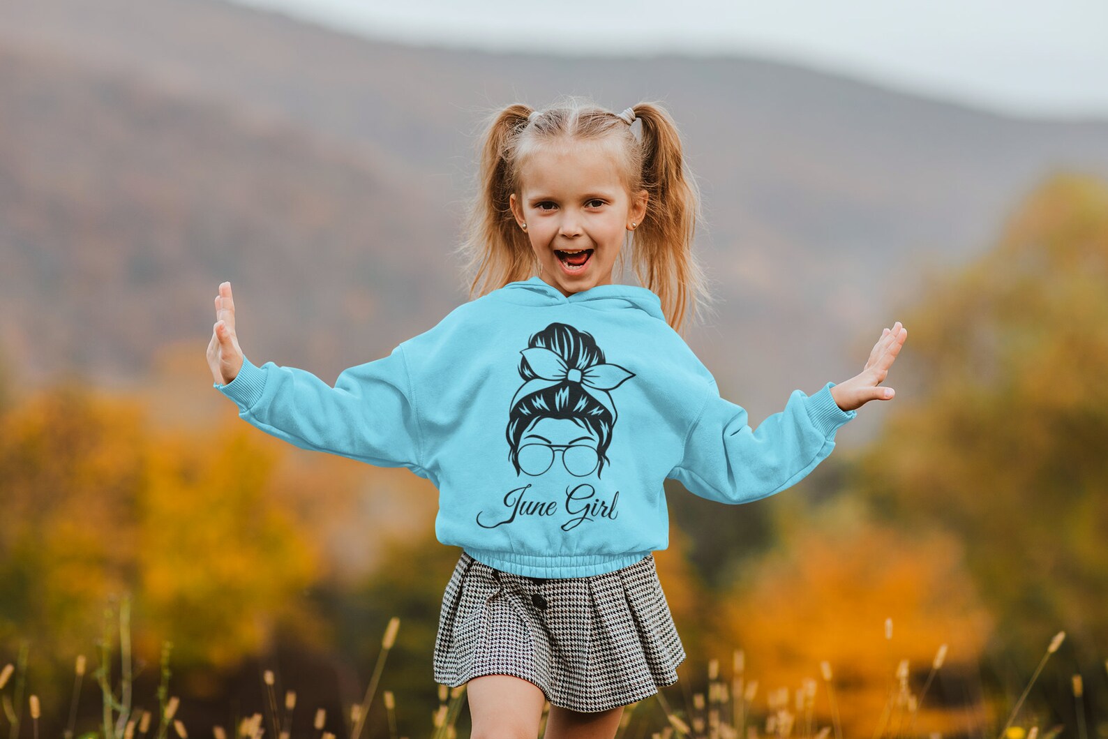 June Girl Svg, Woman With Glasses Svg, Birthday Girl Svg, Girl With ...