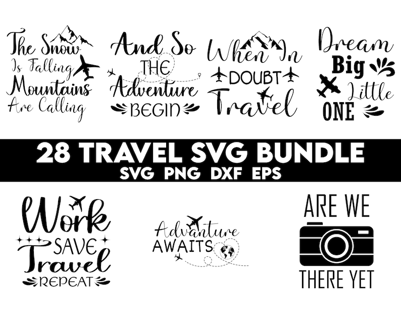 Travel SVG Bundle, Adventure Svg, Travel Art Prints, Adventure Art ...