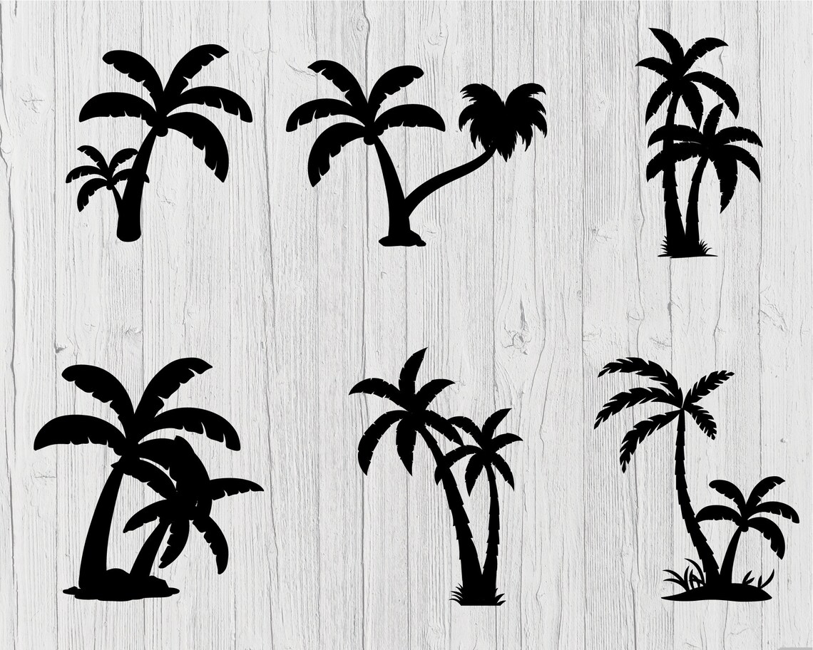 Palm Tree SVG Bundle Palm Trees Designs Palm Beech Svg Palm - Etsy