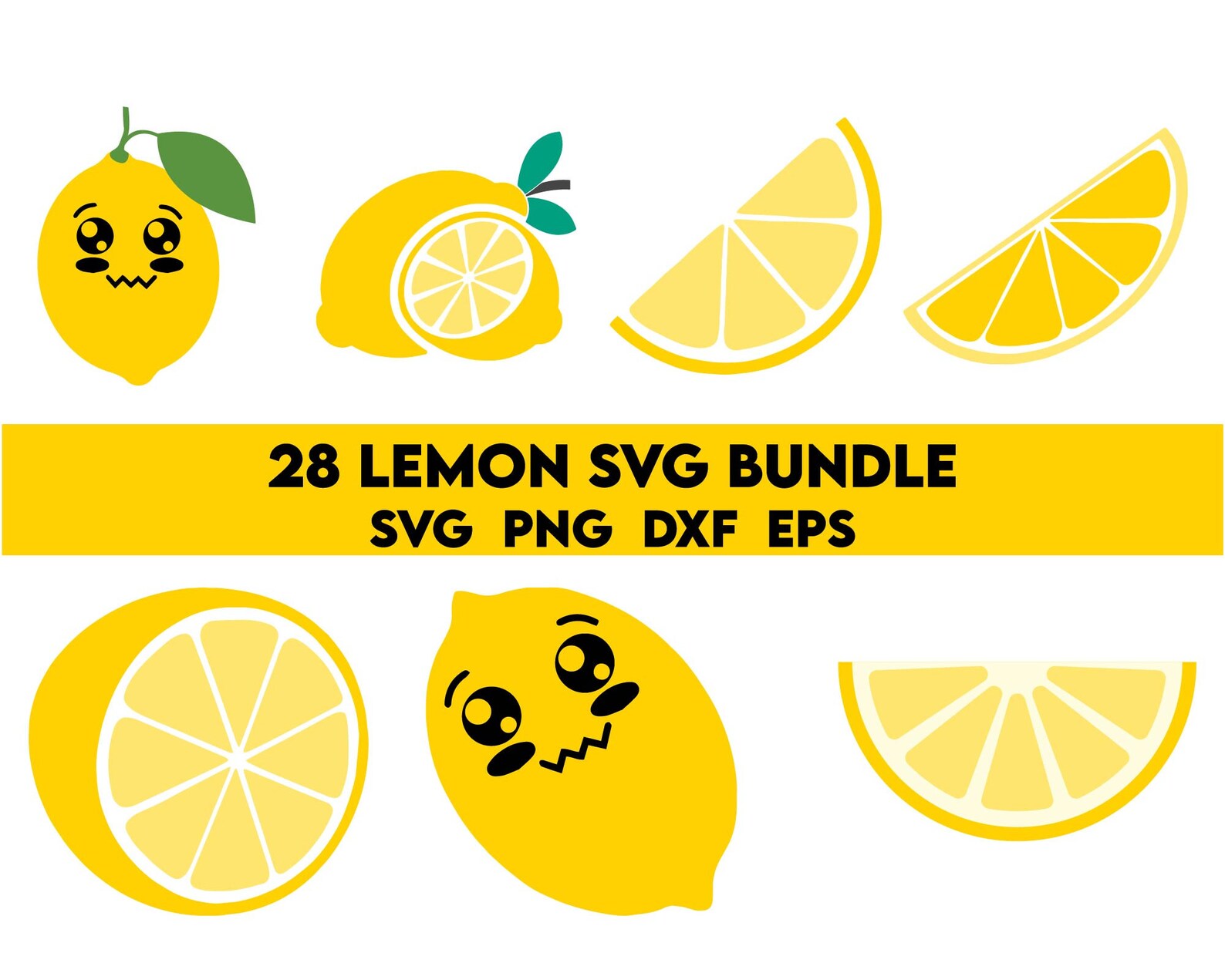 Lemon Svg Bundle Summer Svg Summer Svg Bundle Lemonade Svg - Etsy