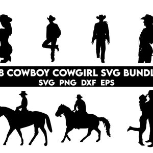 Cowboy Cowgirl SVG Bundle, Country Boy Svg, Country Girl Svg, Cowboy ...