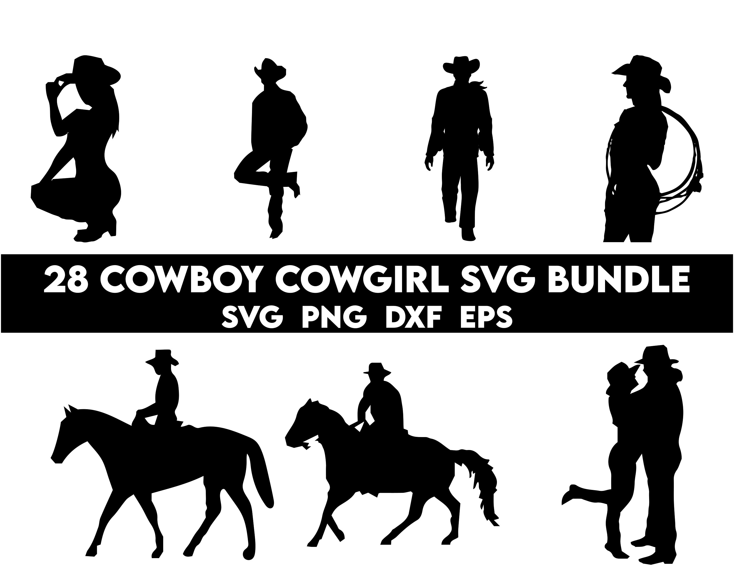 Cowboy Cowgirl SVG Bundle, Country Boy Svg, Country Girl Svg, Cowboy ...