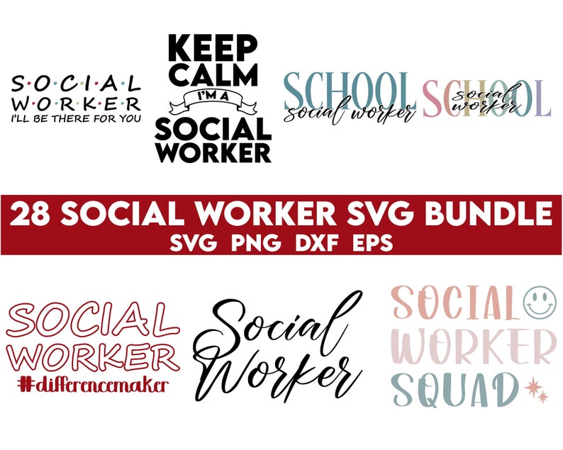 Social Worker Svg Bundle, Social Worker Life Svg, Social Worker Gift ...