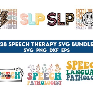 Speech Therapy SVG Bundle, Speech Language Pathologist Svg, Speech ...