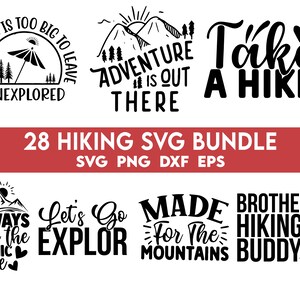 Hiking Svg Bundle, Take a Hike Svg, Outdoors Svg, Hiker Svg Png ...