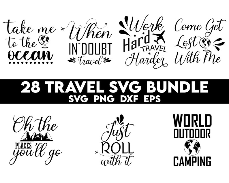 Travel SVG Bundle, Adventure Svg, Travel Art Prints, Adventure Art ...
