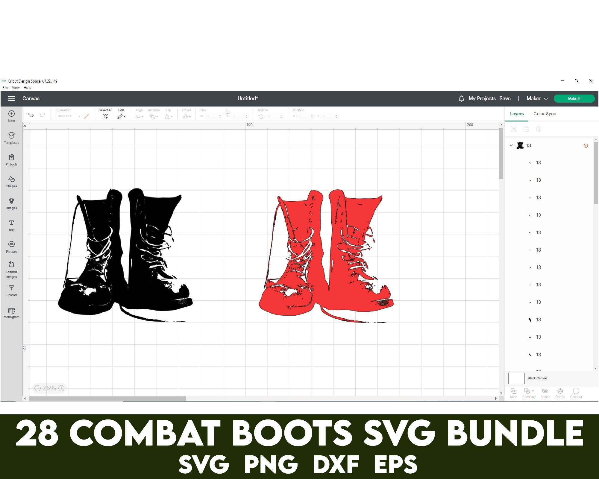 Combat Boots Svg, Veteran Svg, Army, Soldier Svg, Combat Boots Clipart ...