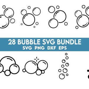 Bubbles SVG Bundle, Bubble SVG, Bubble Bath Svg, Circle Svg, Ocean Svg ...