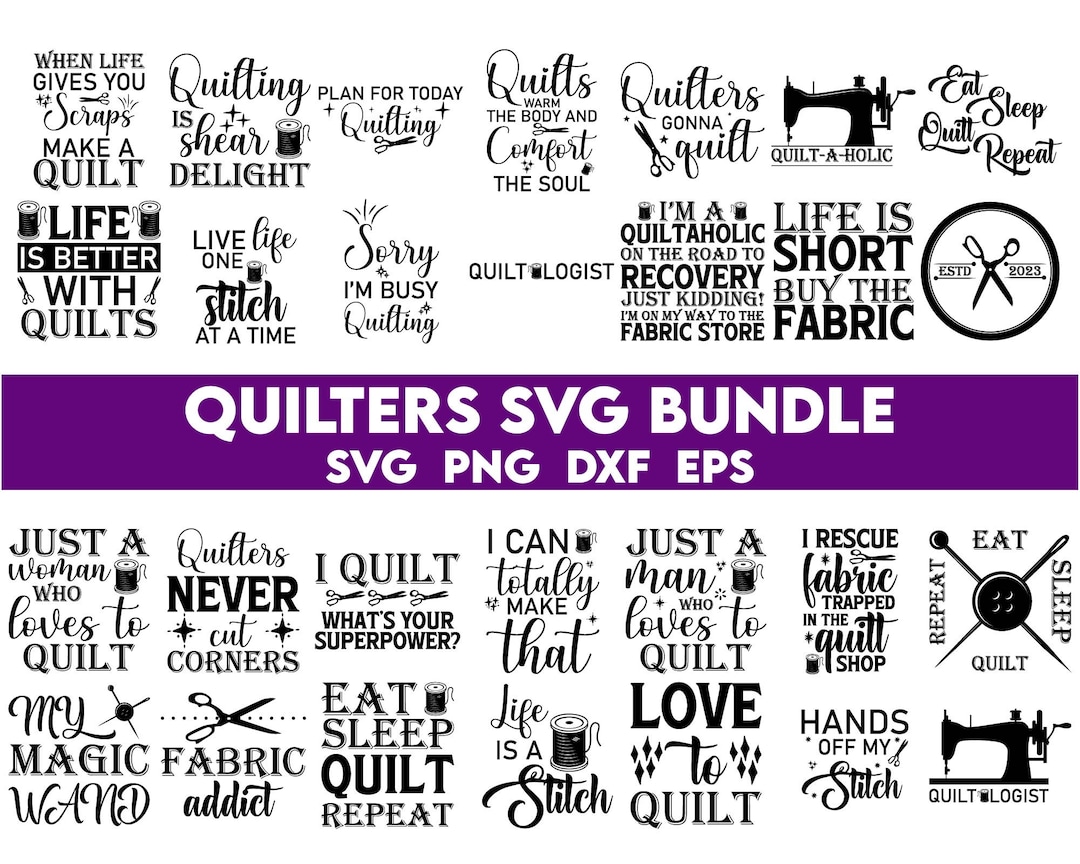 Quilters SVG Bundle, Quilting Svg, Quilting Shirt Quote Svg, Funny ...