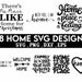 Home Svg Bundle, Family Svg, Home Sweet Home Svg, Blessed This Home Svg ...