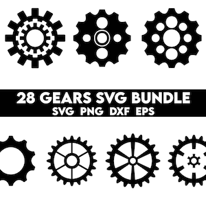 Gears SVG Bundle, Metal Gears Svg, Steampunk Svg, Cog Wheels Svg, Gears ...