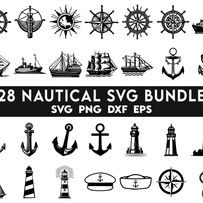 Nautical Svg - Etsy