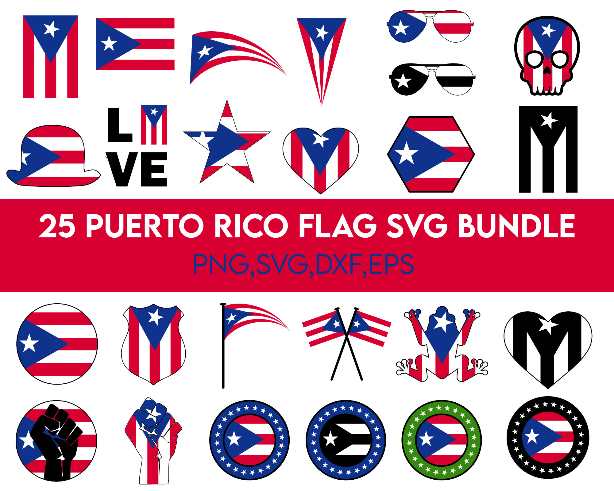 Puerto Rico Svg Bundle, Taino Svg, Puerto Rico Svg, Garita Svg, Puerto Rico Flag Svg, Coqui Svg ...