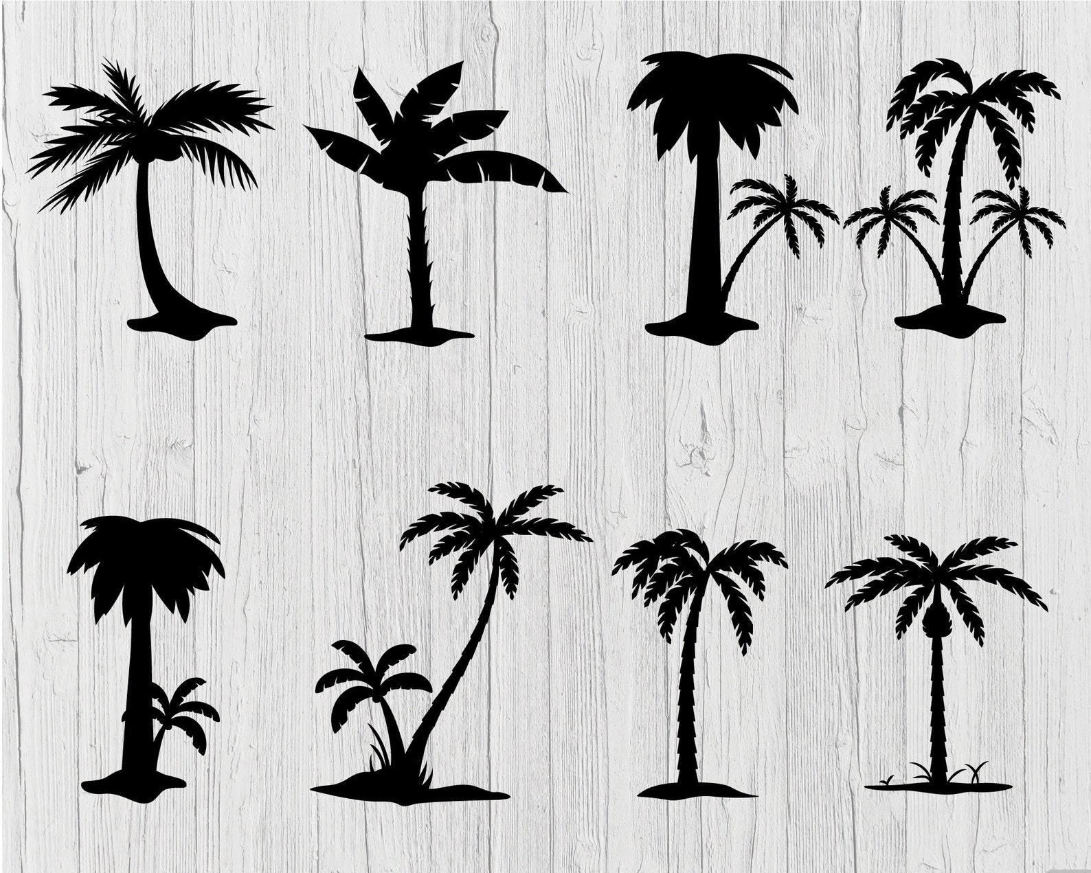 Palm Tree SVG Bundle Palm Trees Designs Palm Beech Svg Palm - Etsy