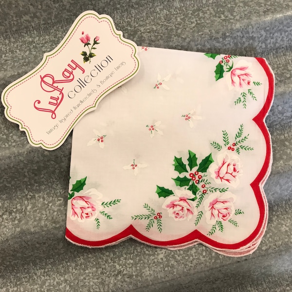 Christmas Hankie - Etsy