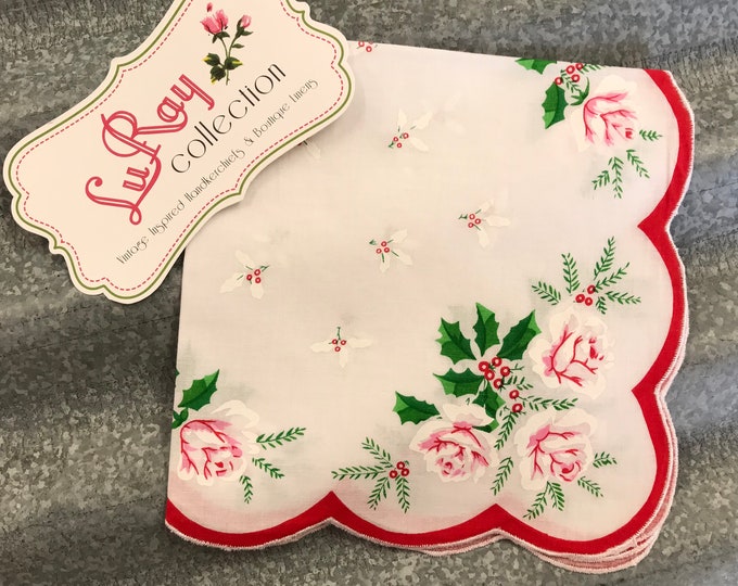 Christmas Hankie - Etsy
