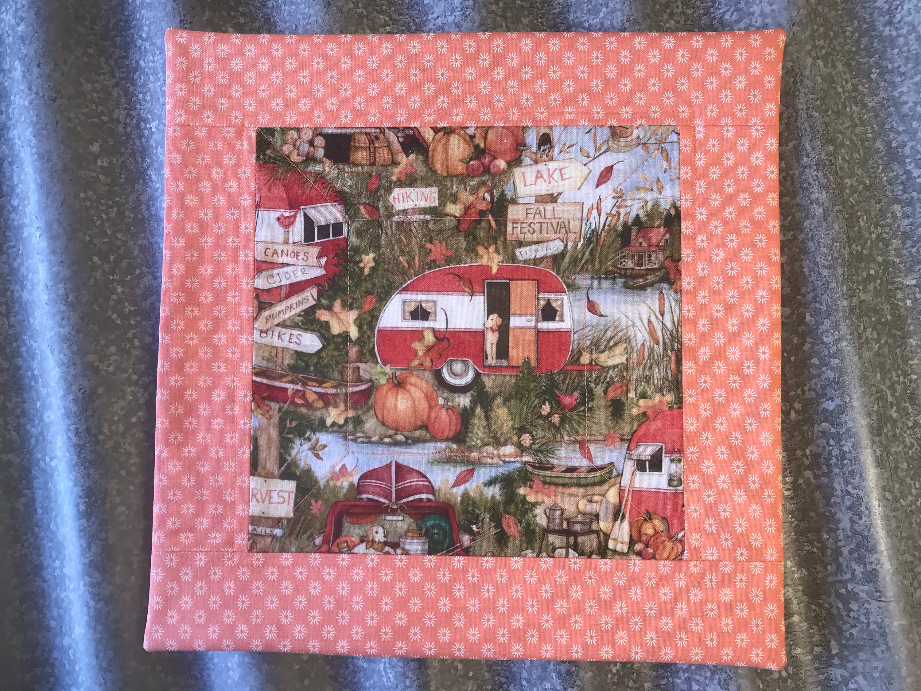 Fall Camper Hot Pad Set - Etsy