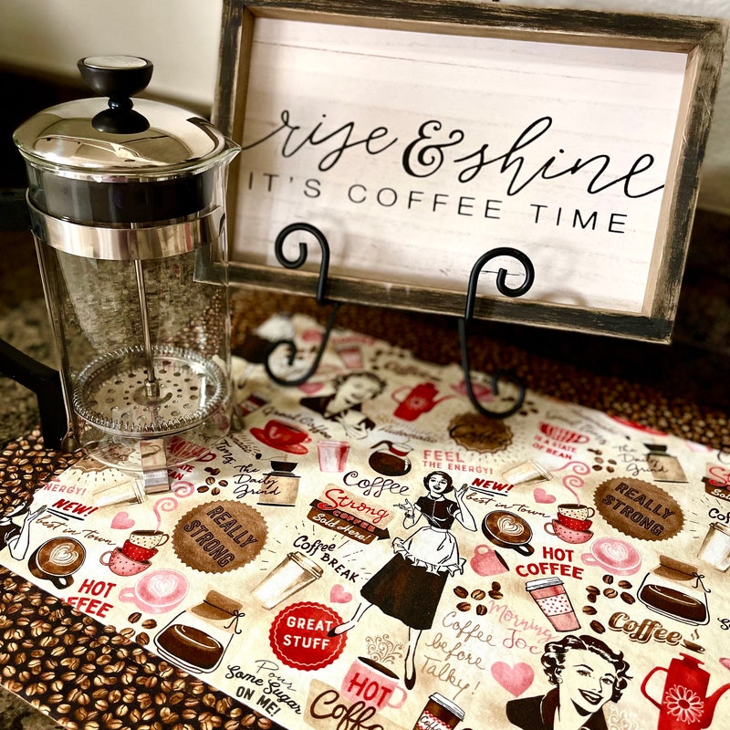 Coffee Mat - Etsy
