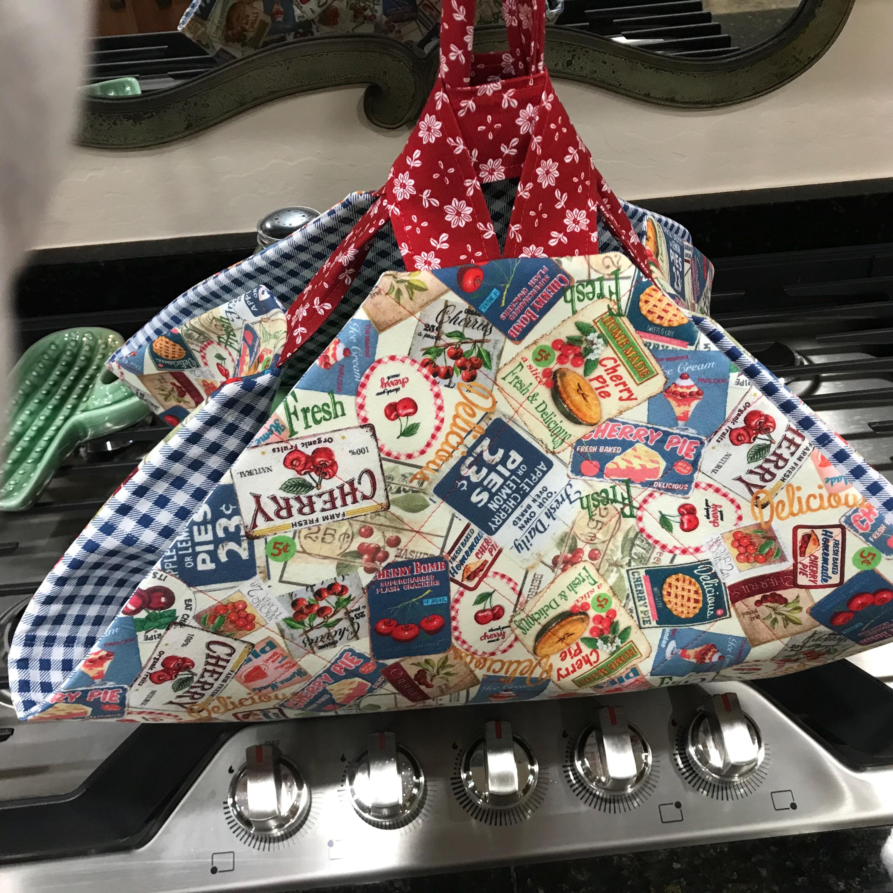 Reversible Casserole Carrier - Quilted Dish & Pie Holder - Etsy