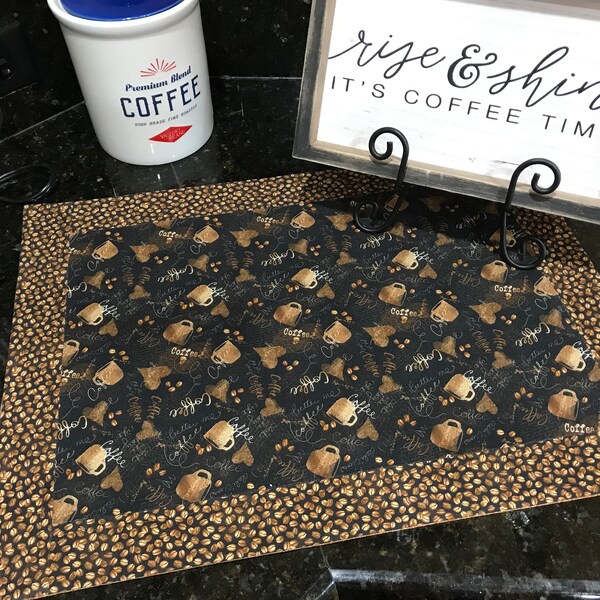 Coffee Mat - Etsy