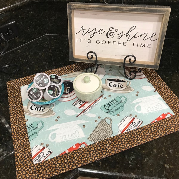 Coffee Mat - Etsy
