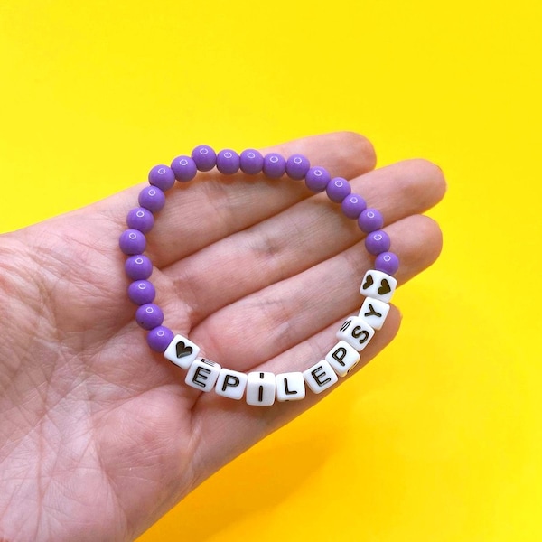 Epilepsy Awareness Bracelet - Etsy
