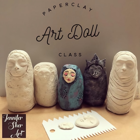 Paperclay Art Class Create an Art Doll - Etsy