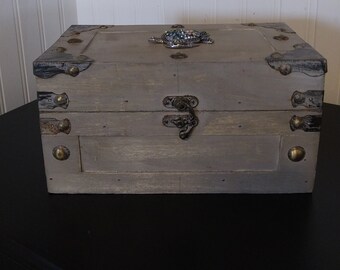 Gray Wood Box - Etsy