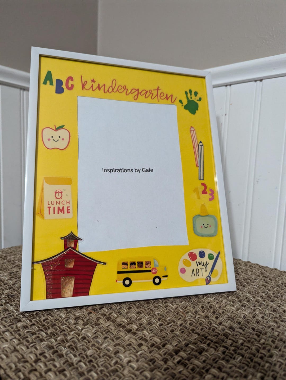 My Kindergarten Picture Frame - Etsy