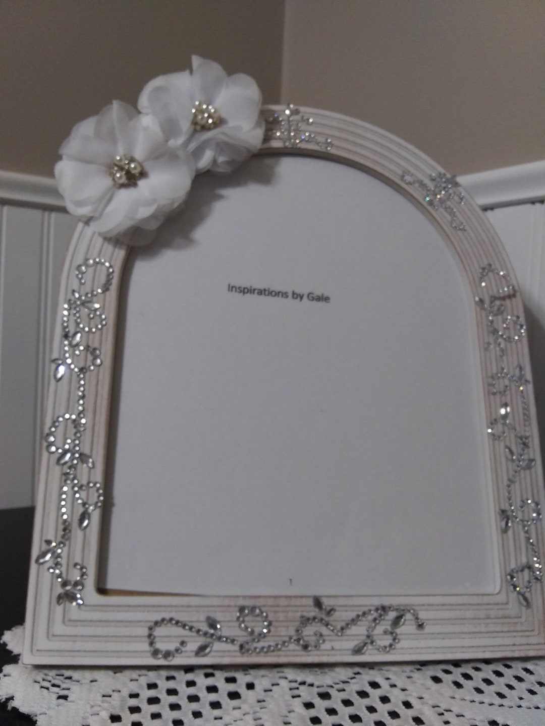 Elegant White Picture Frame - Etsy