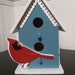 Red Cardinal Bird Birdhouse - Etsy