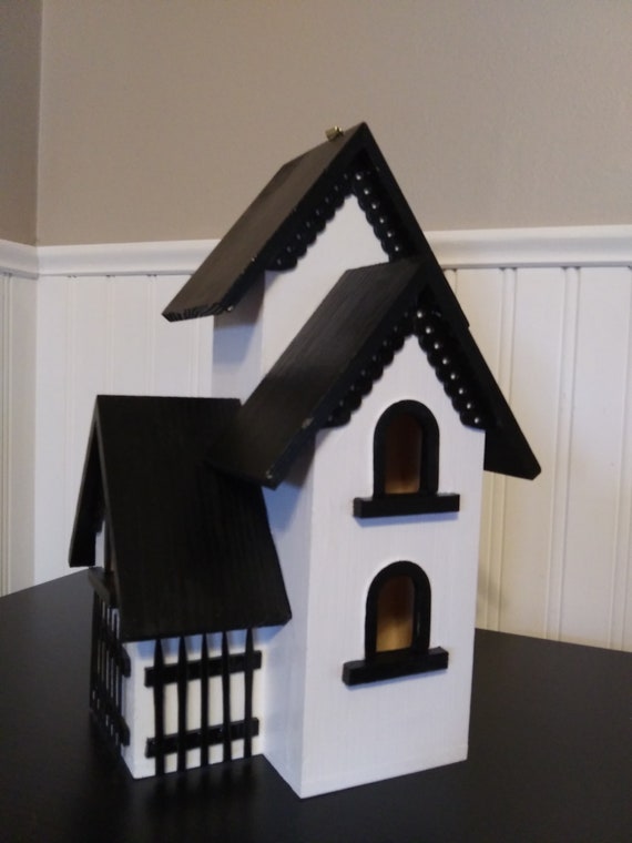 White Vintage Victorian Birdhouse - Etsy