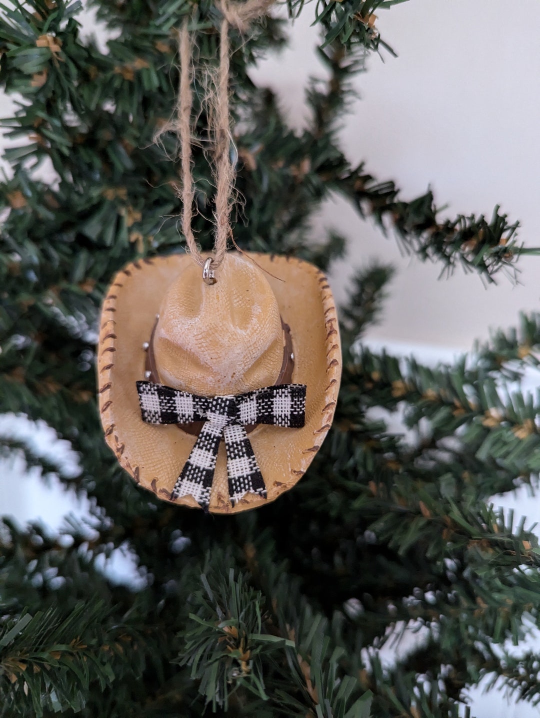 Cowboy Hat Tree Ornament - Etsy