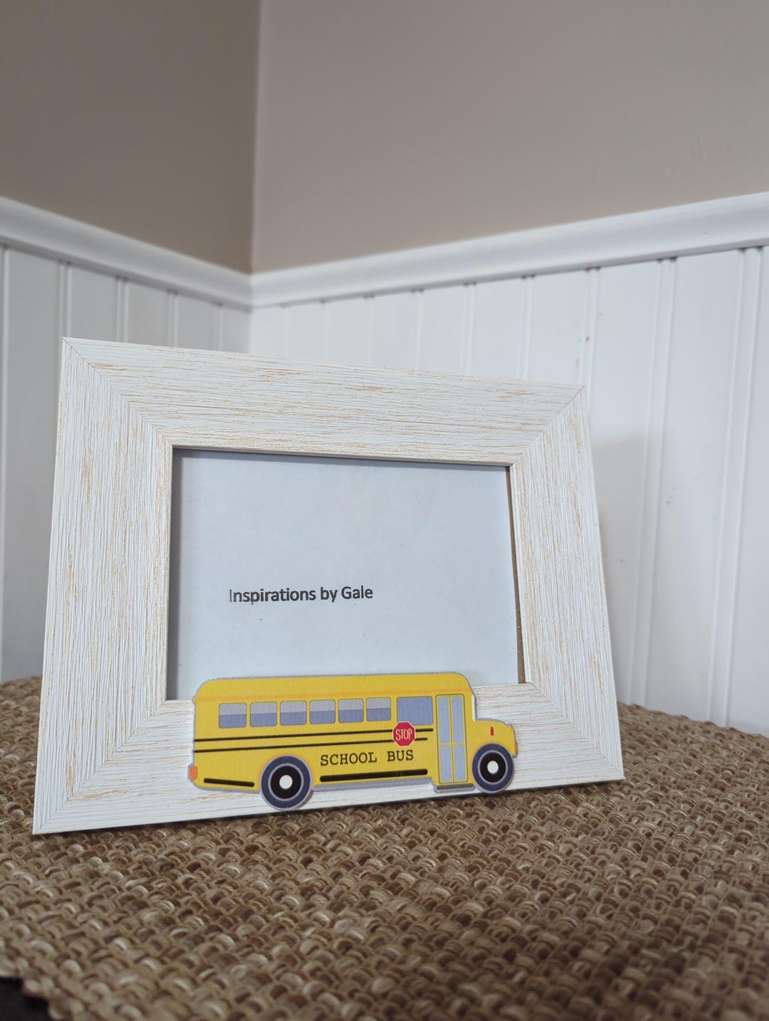 My School Bus Picture Frame - Etsy