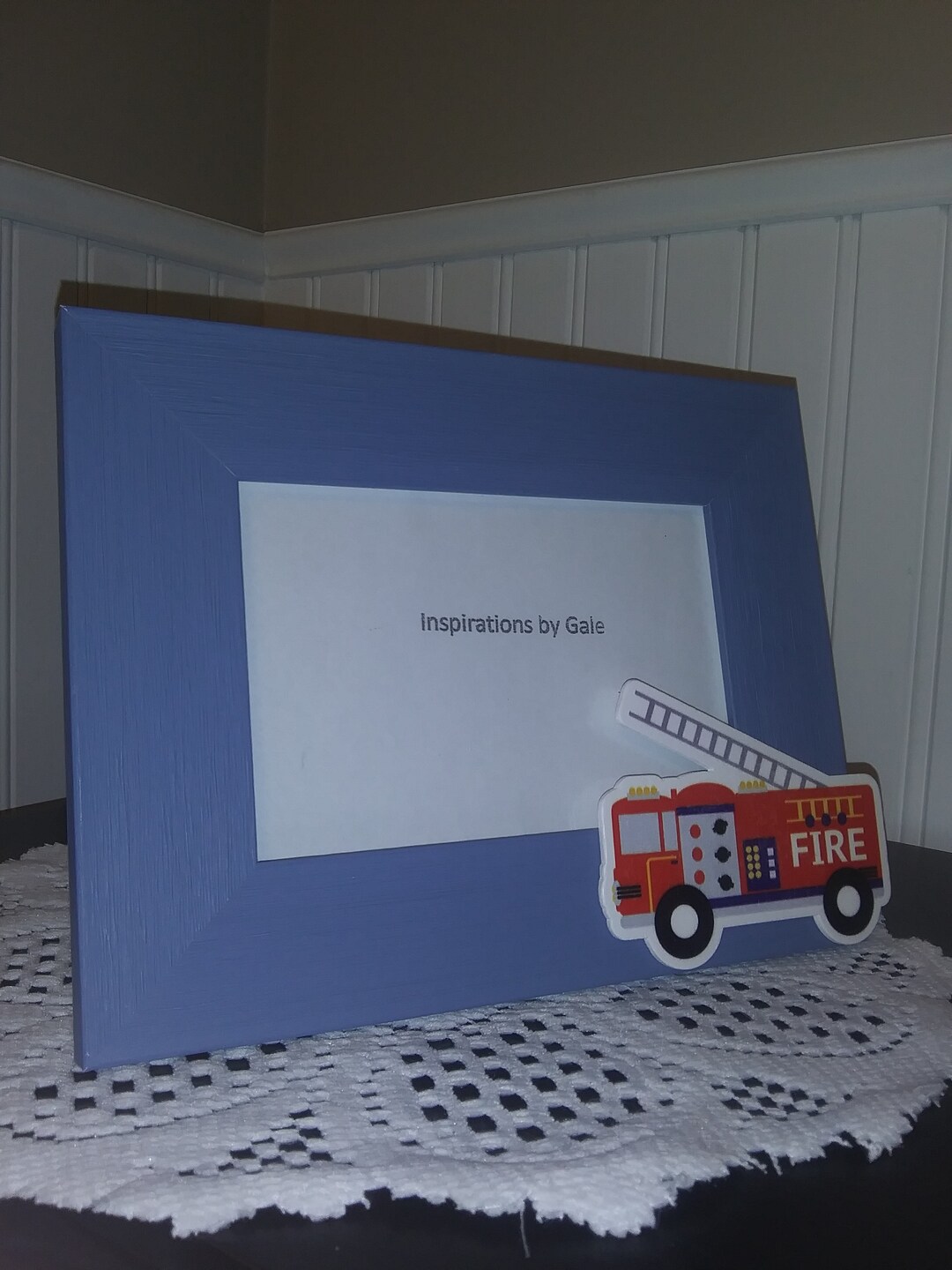 Firetruck Picture Frame - Etsy