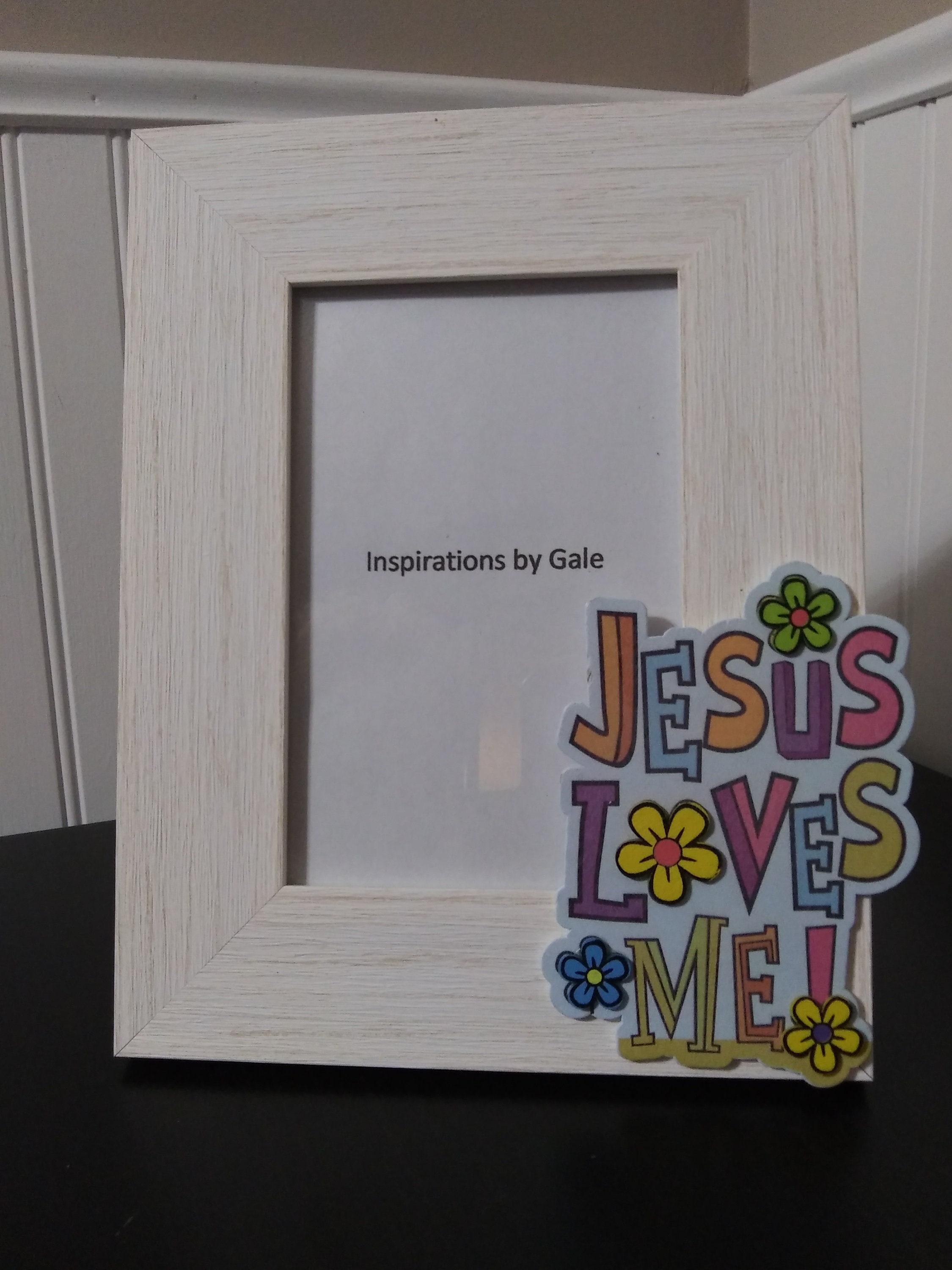 Jesus Loves Me Picture Frame - Etsy