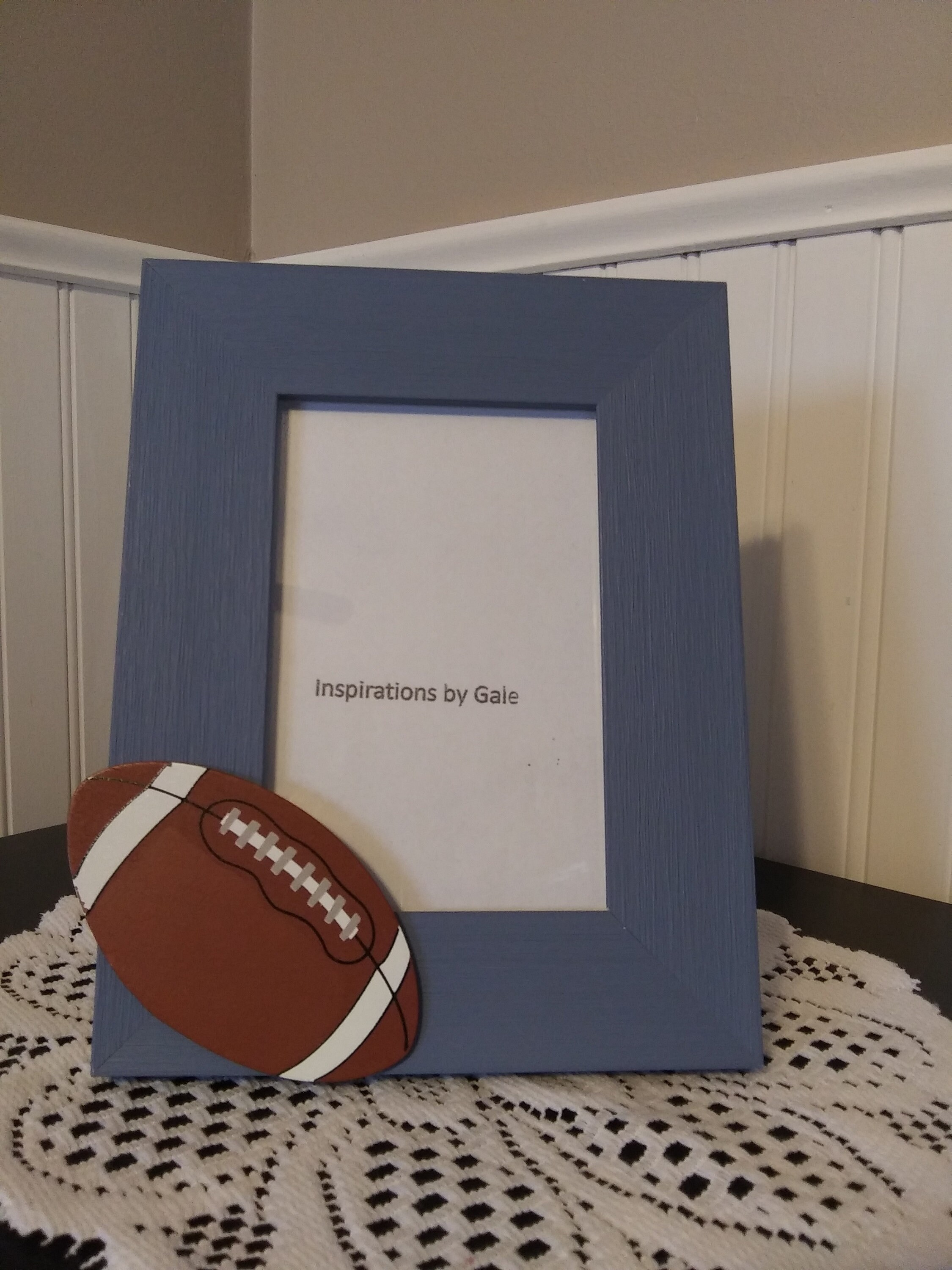 Football Picture frame | Etsy