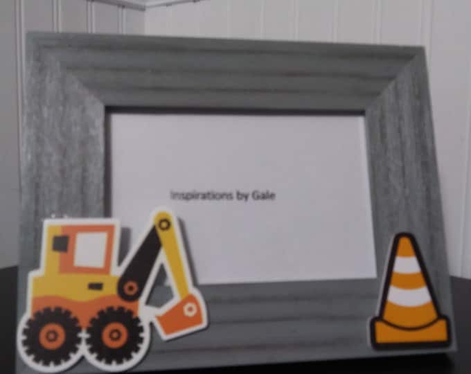 Bulldozer Picture Frame - Etsy