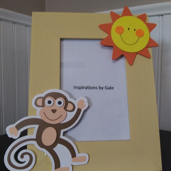 Monkey Picture Frame - Etsy