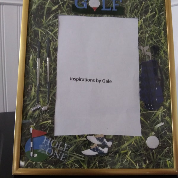 Golf Picture Frame - Etsy