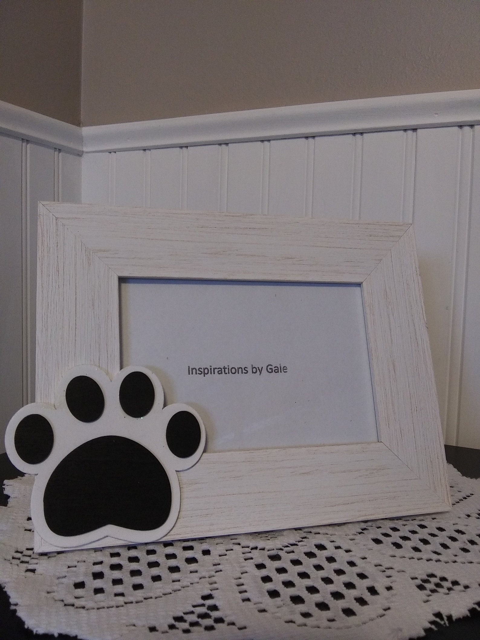 Paw Print Picture Frame | Etsy