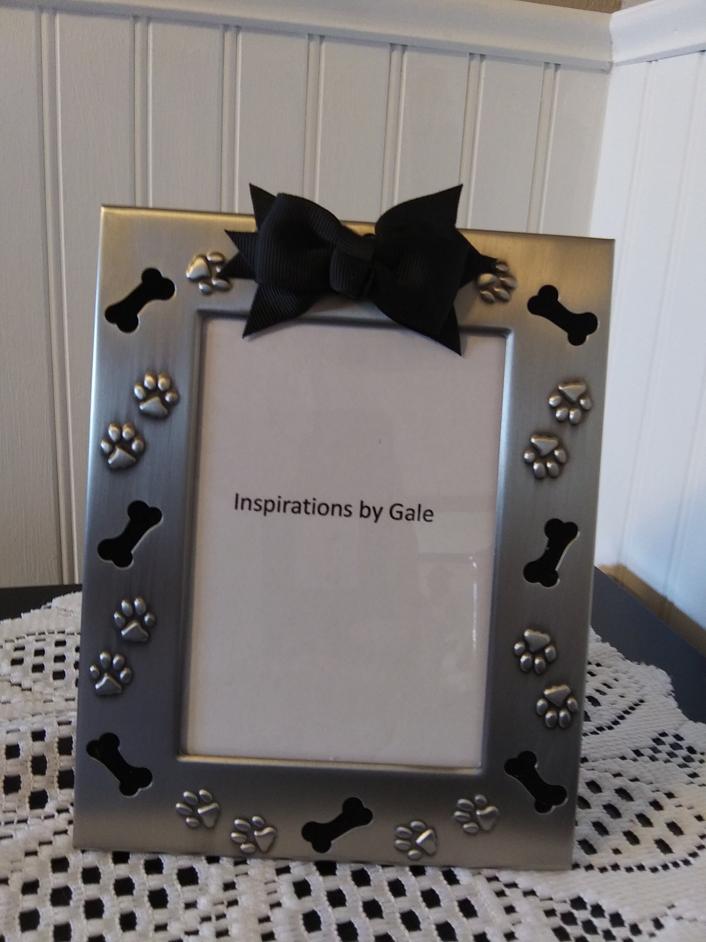 Dog Paw Print Picture Frame | Etsy