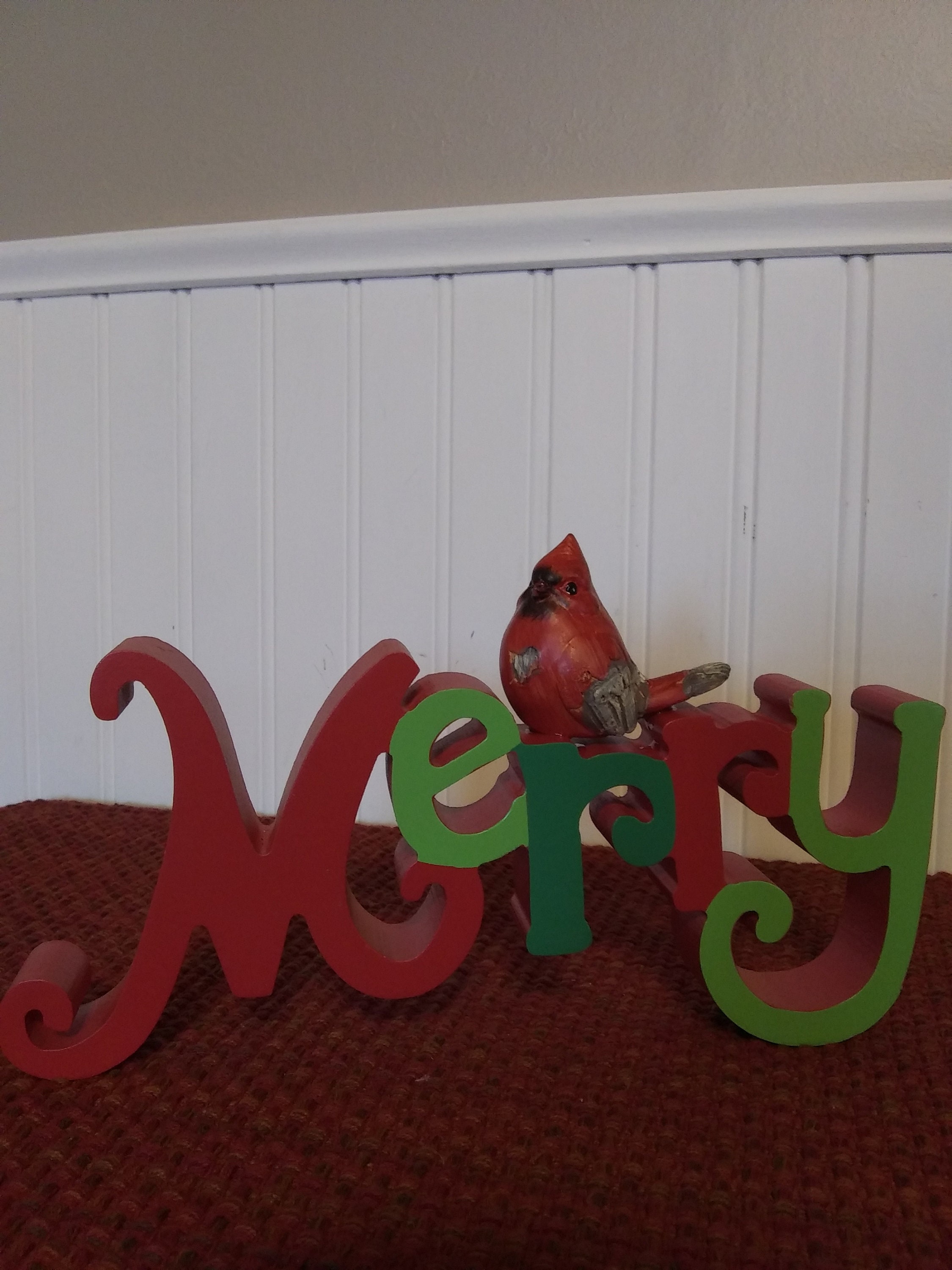 Cursive merry Decor | Etsy