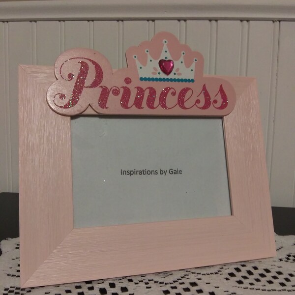 Princess Crown Picture Frame - Etsy