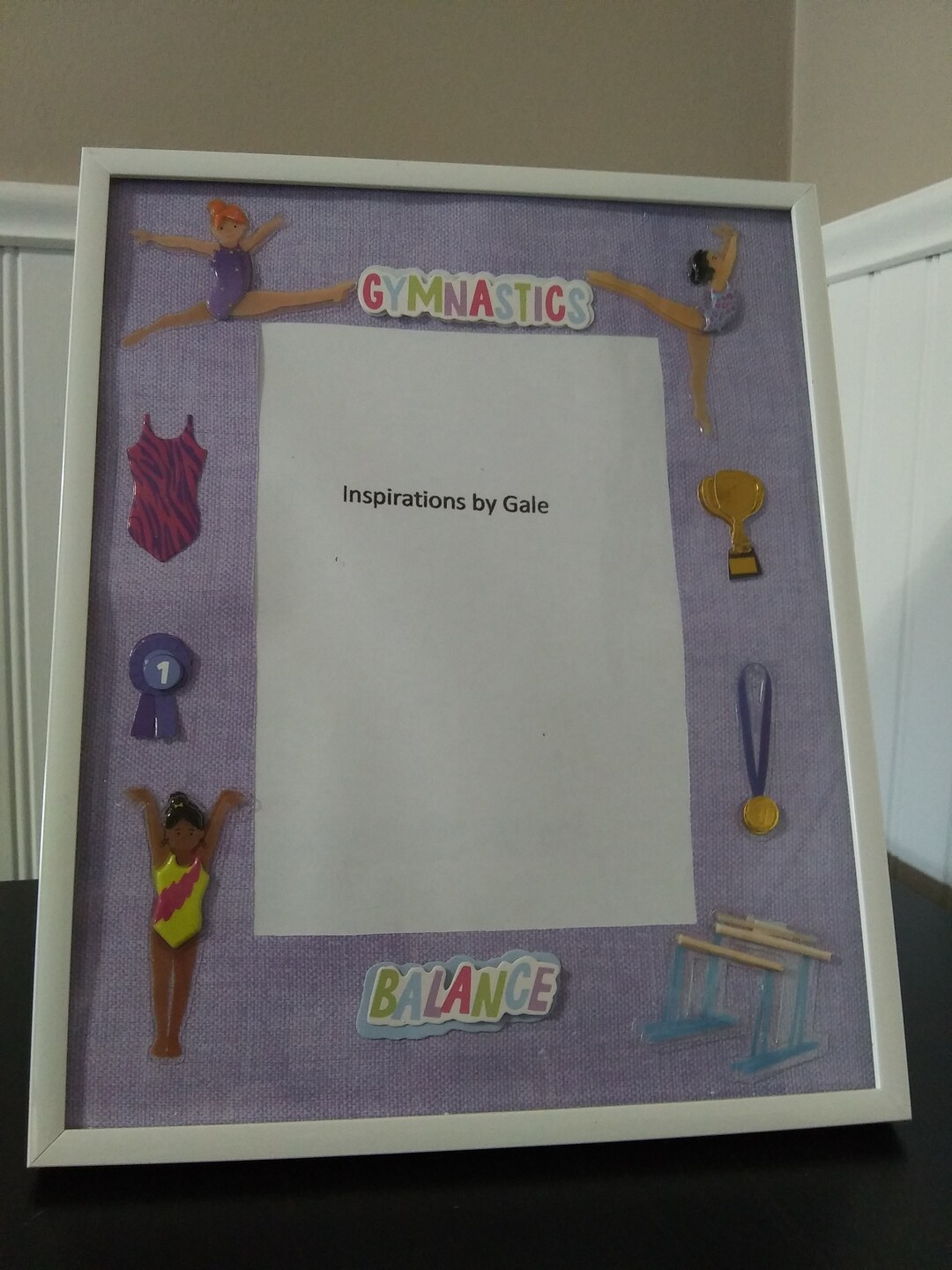 I Love Gymnastics Picture Frame - Etsy