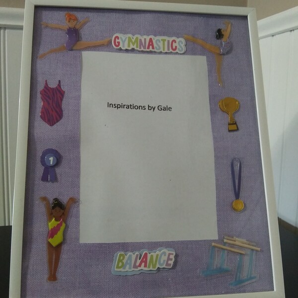 Gymnastics Picture Frame - Etsy