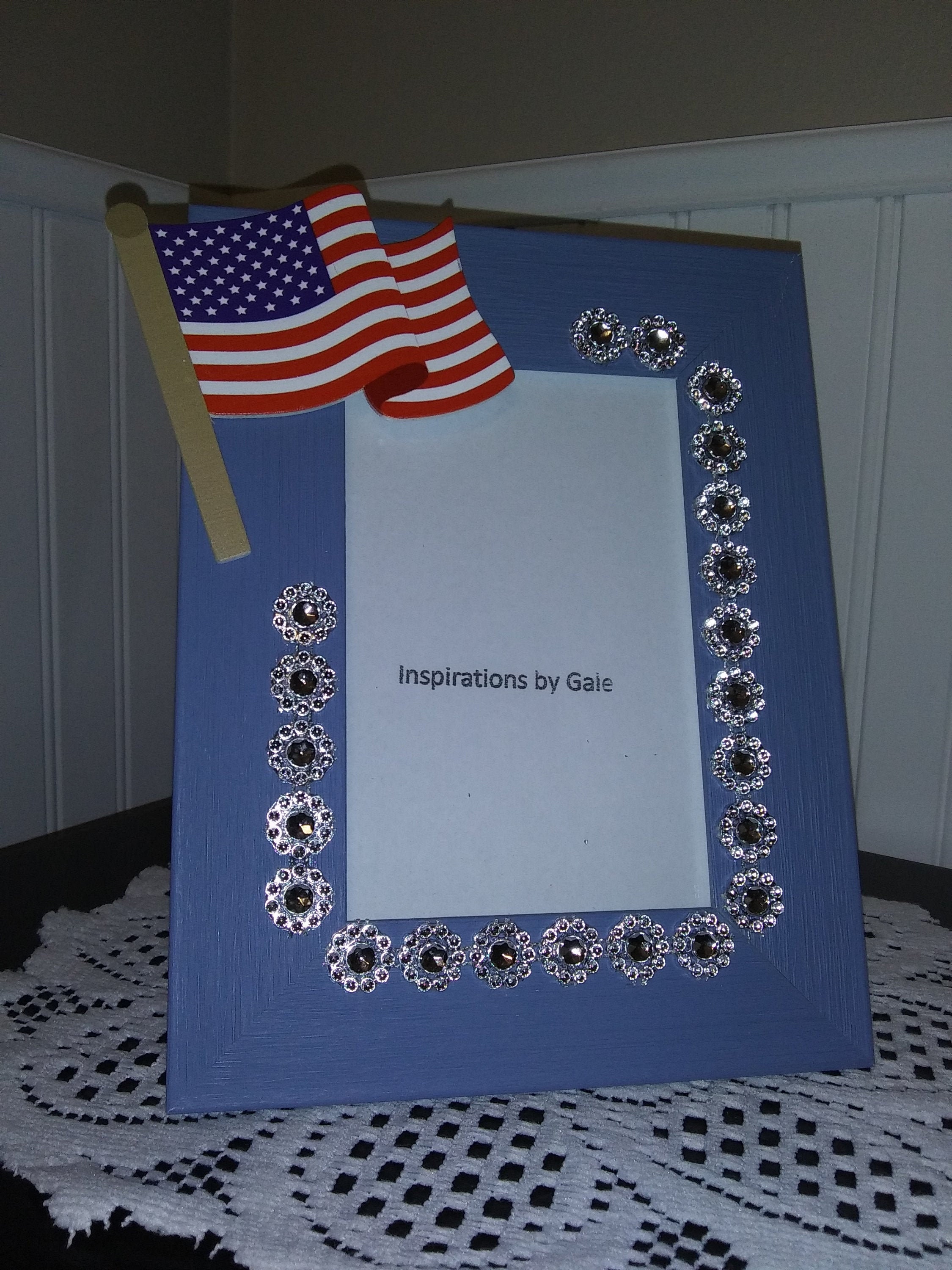 American Flag Picture Frame - Etsy